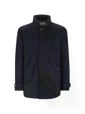 MOORER Padded High-neck Single-breasted Coat