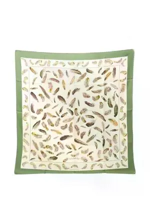 Hermès 2000s Plumes Scarf