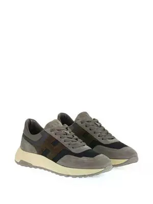 Hogan Hyperlight Suede And Leather Sneakers