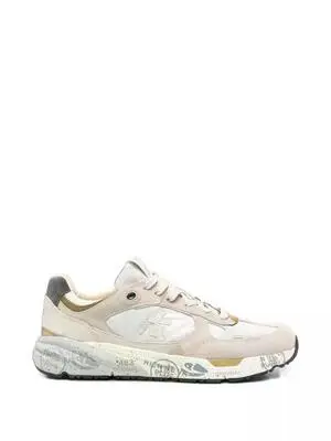 Premiata Mase Suede-panelled Sneakers - Neutrals