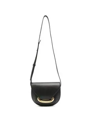 WANDLER Veneto Leather Shoulder Bag - Black