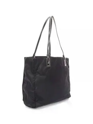 Prada 2000s Logo-plaque Tote Bag