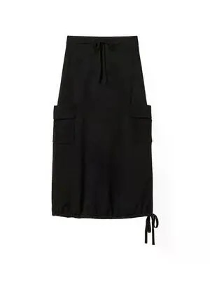 TWINSET Long Knit Skirt With Pockets
