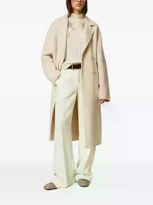 TWINSET Belted Double-breasted Coat