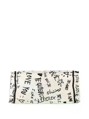Dior Book Printed Canvas Medium Tote Bag - Neutrals