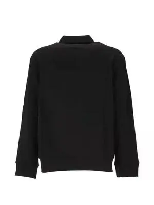C.P. COMPANY Logo-embroidered Quarter-zip Polo Shirt