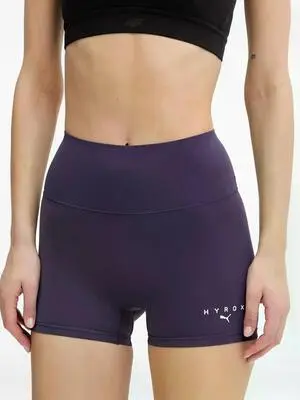 PUMA X Hyrox Compression Shorts With Logo Print - Purple