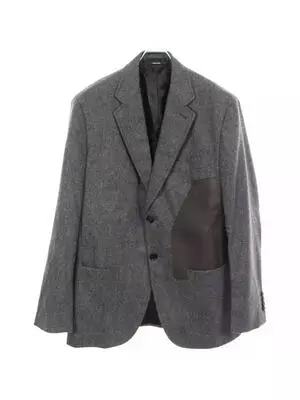 Hermès 2010s Notched-lapels Blazer - Grey