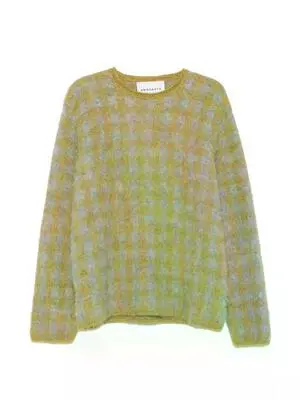 AMARANTO Brushed-knit Sweater - Green