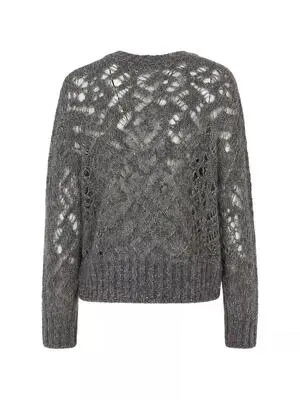 Max Mara Open-knit Sweater