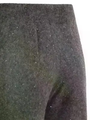 Fabiana Filippi Sequin-embellished Knitted Trousers
