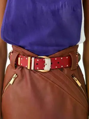 Versace Studded Leather Belt