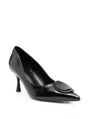 TWENTY FOURHAITCH Luvien Pointed-toe Plaque Pumps