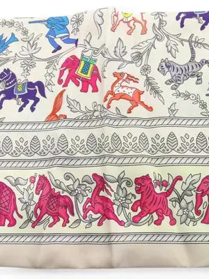 Hermès 2010s Chasse En Inde Scarf