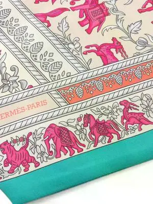 Hermès 2010s Chasse En Inde Scarf
