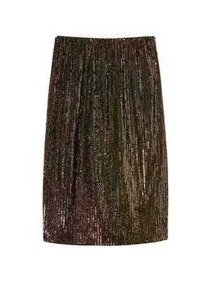 TWINSET Embellished Sequin Midi Skirt