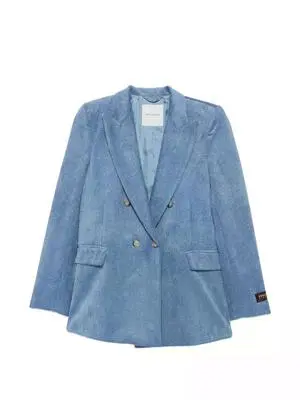 ERMANNO FIRENZE Double-breasted Jacket - Blue