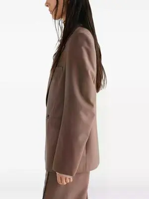 LEMAIRE Double-breasted Tailored Jacket In Tropical Wool Blend