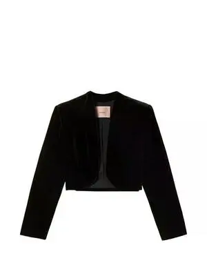 TWINSET Velvet Spencer Jacket