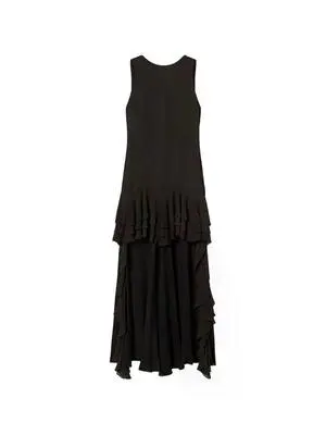 TWINSET Ruffled Asymmetric Dress