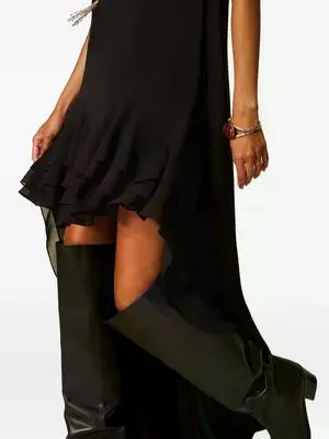 TWINSET Ruffled Asymmetric Dress