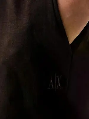 Armani Exchange Logo Embroidered Track Pants