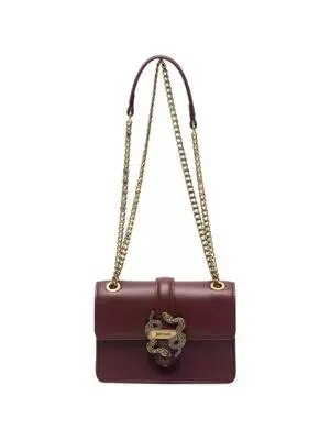 Just Cavalli Snake-plaque Shoulder Bag - Red