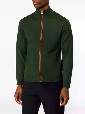 Paul Smith Zip-up Merino-wool Cardigan