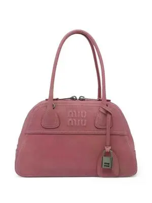 Miu Miu Vivant Nappa Leather Bag - Pink