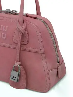 Miu Miu Vivant Nappa Leather Bag - Pink