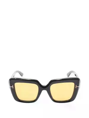 TOM FORD Esme Square Sunglasses - Black