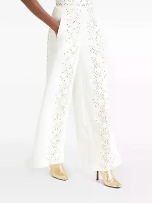 TEMPERLEY LONDON Oberon Stud-embellished High-waisted Trousers