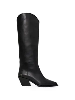 ANINE BING Tall Tania Soft Boots Smooth Leather