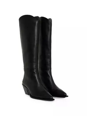 ANINE BING Tall Tania Soft Boots Smooth Leather