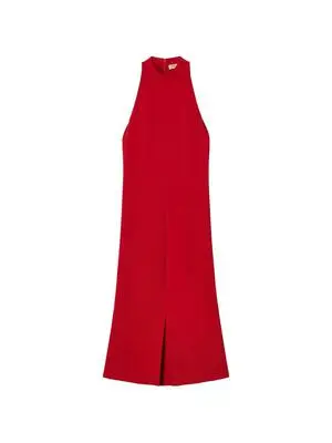 TWINSET Long Crêpe Halter Neck Dress