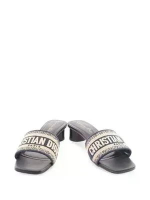 Dior Dway Heeled Sandals - Neutrals