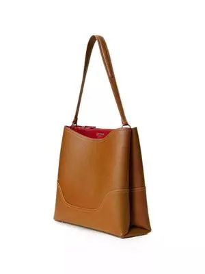 TWINSET Saffiano-effect Panelled Bucket Bag