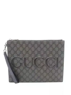 Gucci 2010s Gg Supreme Clutch Bag