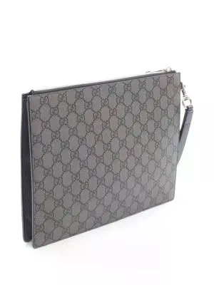 Gucci 2010s Gg Supreme Clutch Bag
