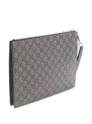 Gucci Gg Supreme Canvas Clutch Bag