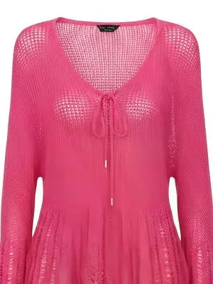TOM FORD Distressed Tie-fastening Sweater