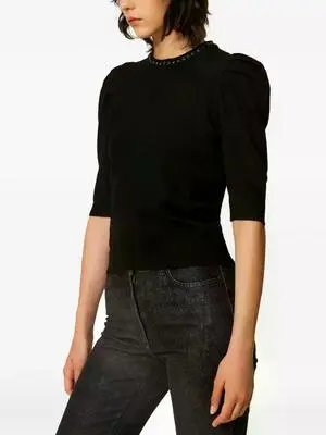 TWINSET Recycled Yarn Jumper With Rhinestones