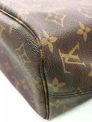 LOUIS VUITTON 2012 Pm Neverfull Monogram Tote Bag - Brown