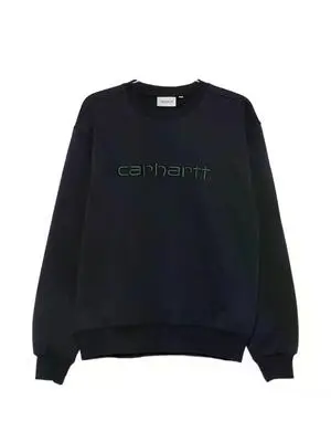 Carhartt Work In Progress Logo Embroidered Crewneck Sweater