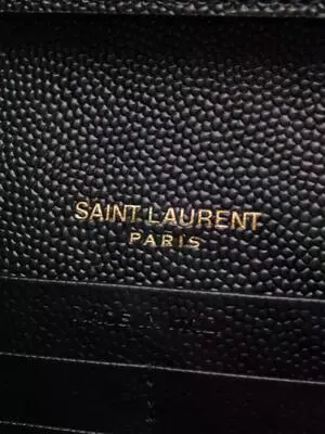 Saint Laurent 2020s Cassandre Chevron-quilted Clutch Bag