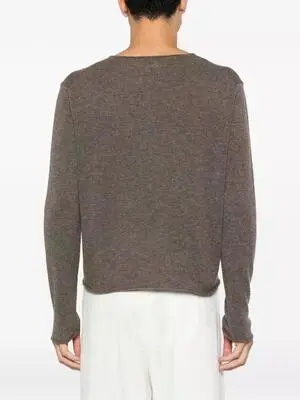 SECOND / LAYER Weezur Raw-edge Sweater