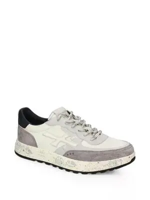 Premiata Nous Logo-patch Panelled Sneakers