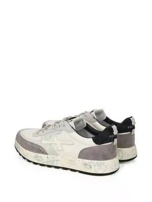 Premiata Nous Logo-patch Panelled Sneakers