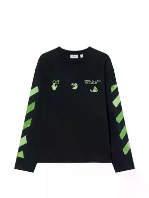 Off-White Bacco Arrow Skate Long Sleeve T-shirt - Black