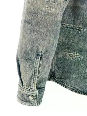 DIESEL® D-simply Distressed Denim Shirt